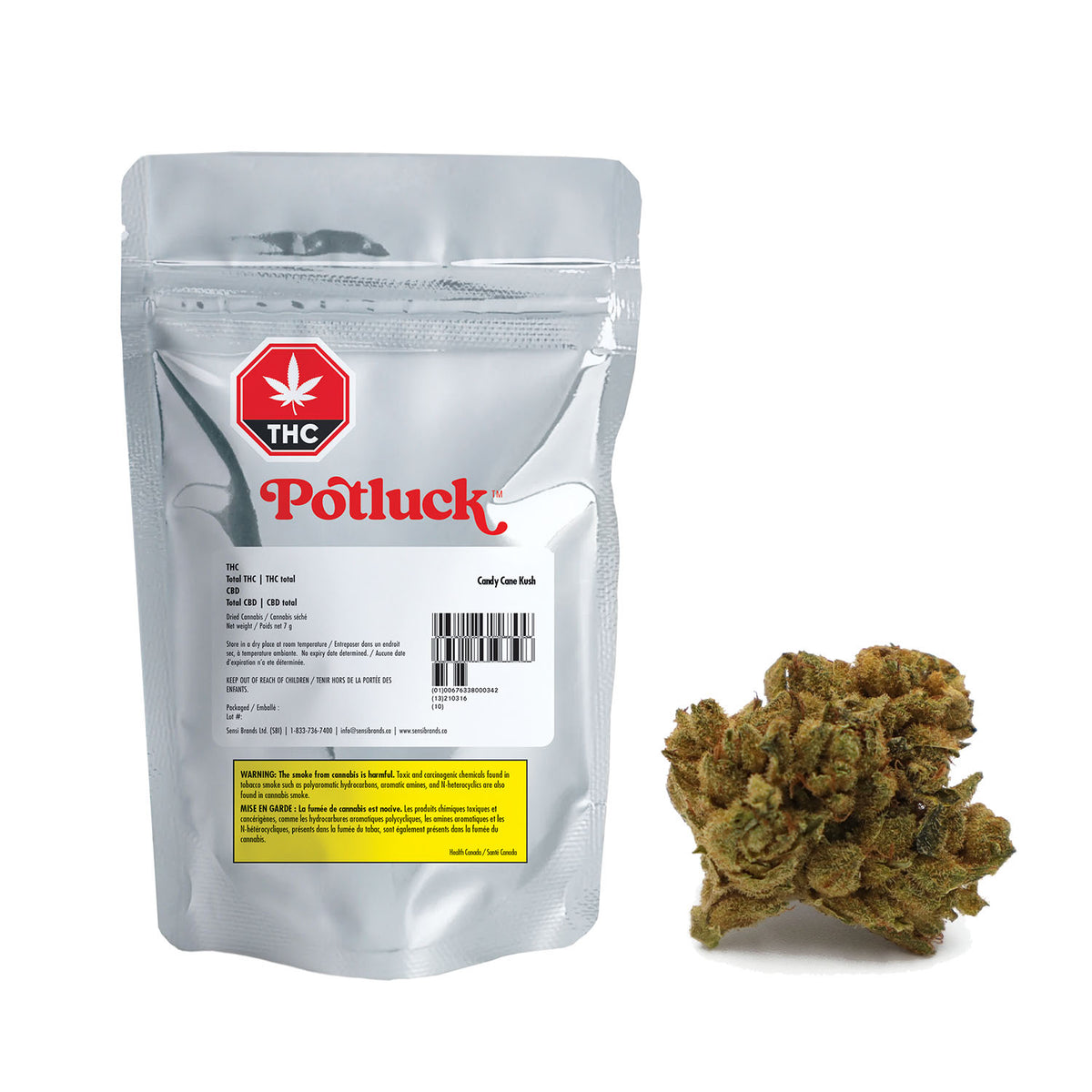 Potluck Candy Cane Kush – SensiMED Marketplace