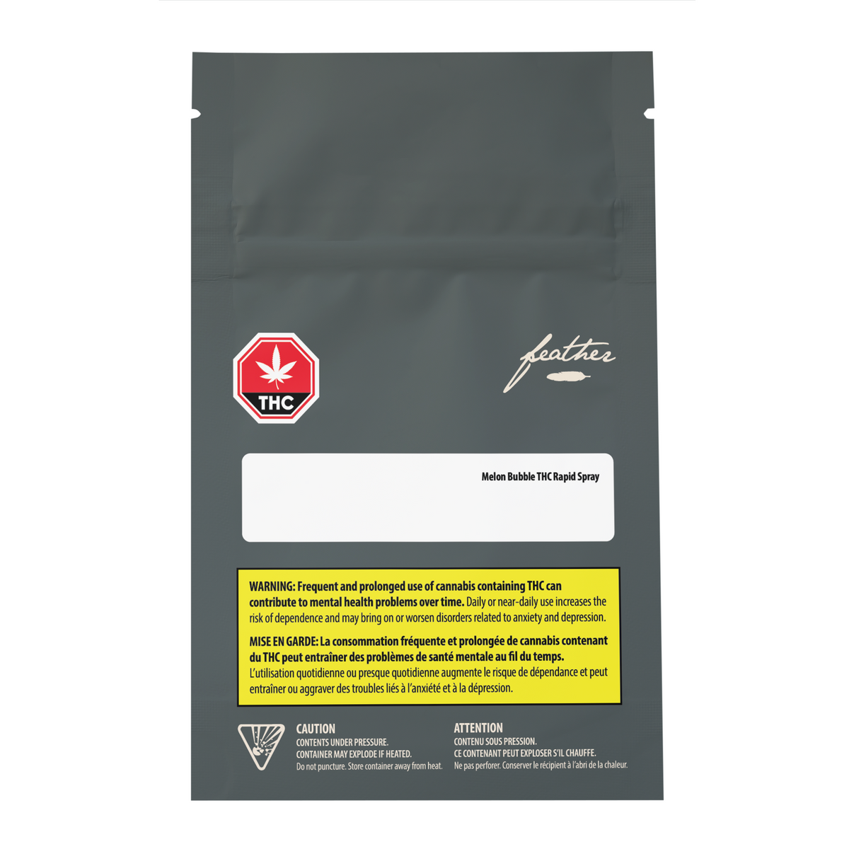 Feather Melon Bubble THC Rapid Oral Spray – SensiMED Marketplace